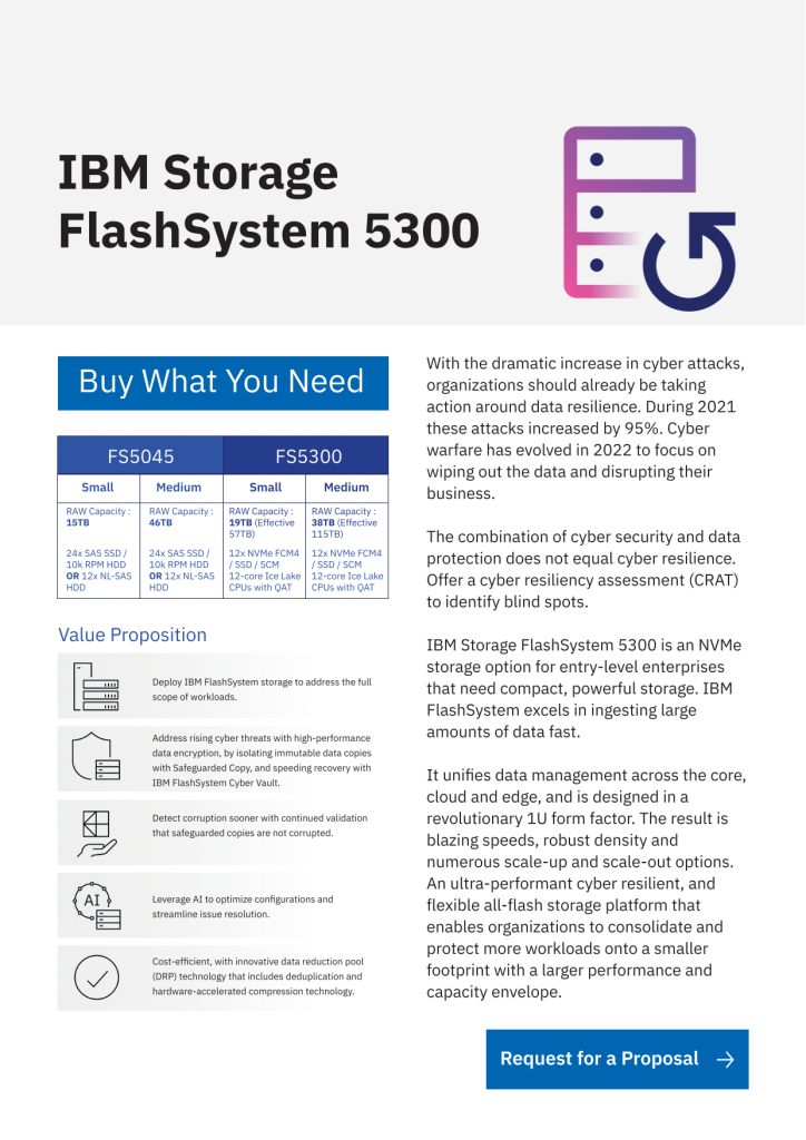 IBM Storage FlashSystem 5300 - IT Solution Provider