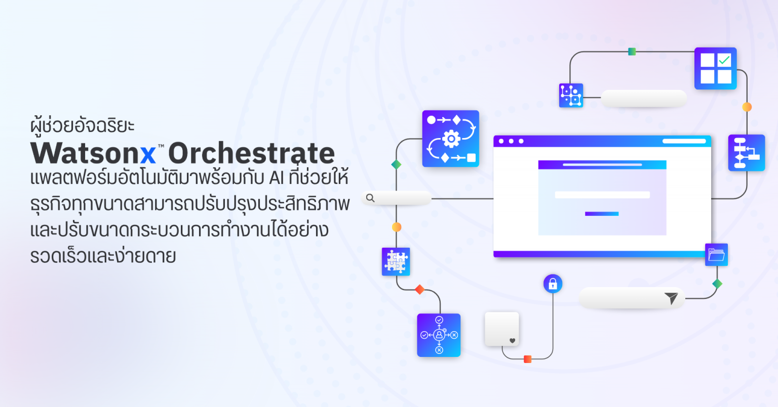 ผู้ช่วยอัจฉริยะ IBM Watsonx Orchestrate: แพลตฟอร์มอัตโนมัติมาพร้อมกับ ...